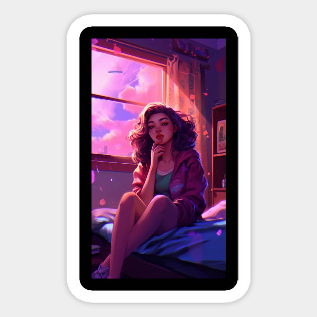 Lofi Girls Dreamscapes - Lofi - Sticker | TeePublic